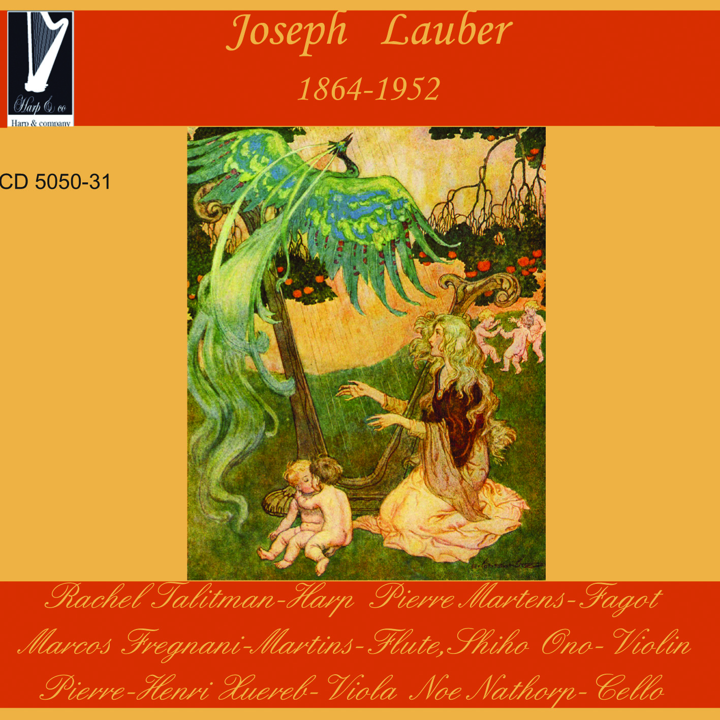 Joseph Lauber 1864–1952 | Harp Column