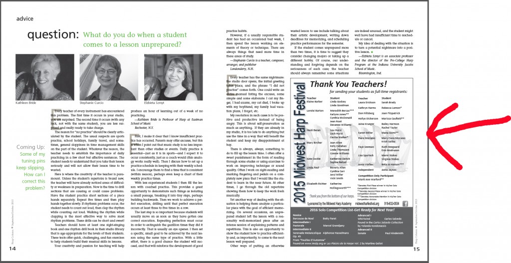 Advertising Rates and Specs | Harp Column